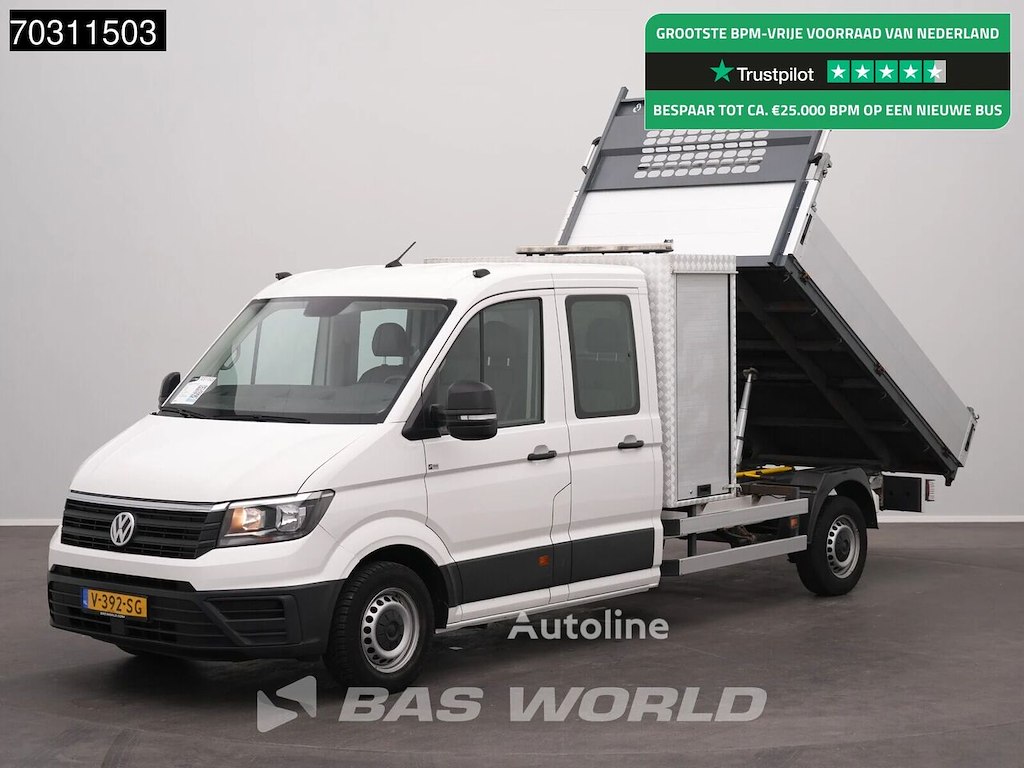 Volkswagen Crafter 140pk Kipper Dubbel Cabine Kist Trekhaak Airco Cruise Be kamion kiper < 3.5t