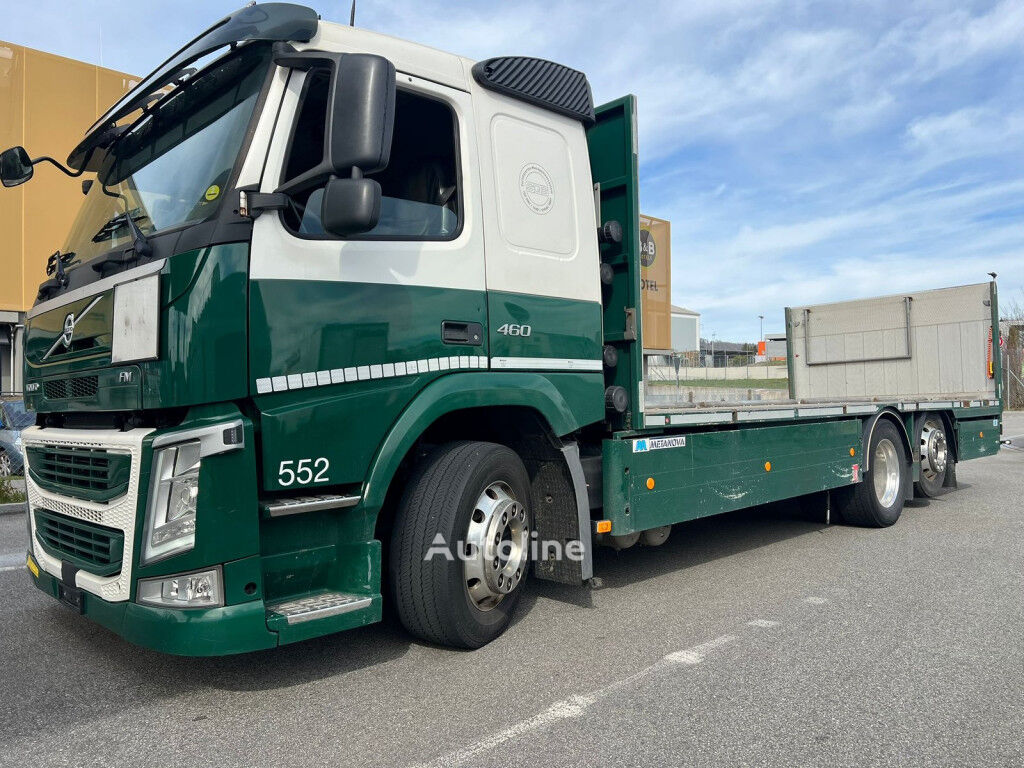 Volvo FM460 E6 6x2 ADR Retarder Alufelgen AHK Bett LBW kamion s ravnom platformom