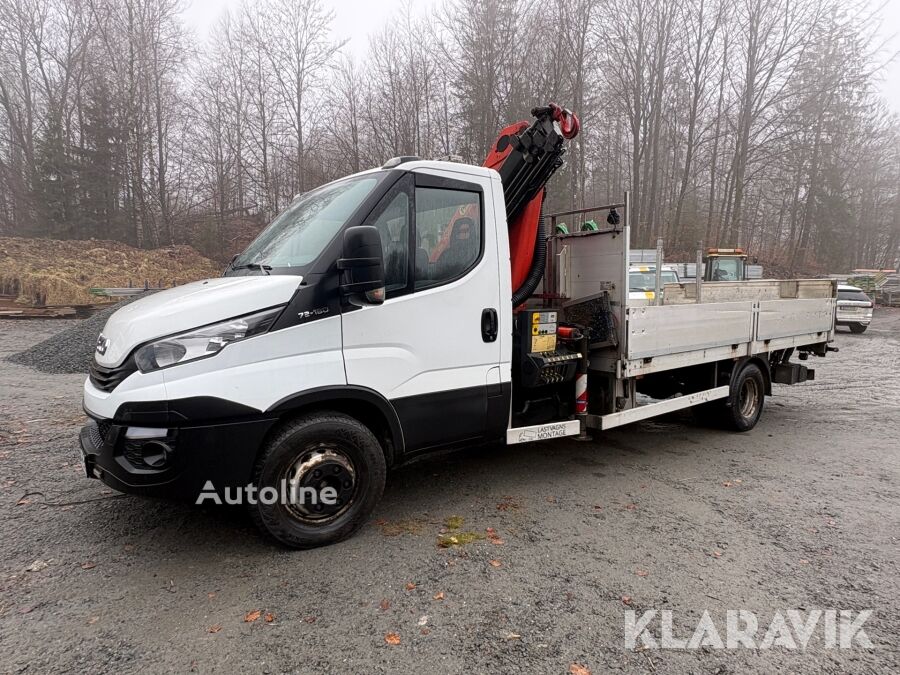 Prodaje se IVECO Daily 72-180 kamion s ravnom platformom na aukciji