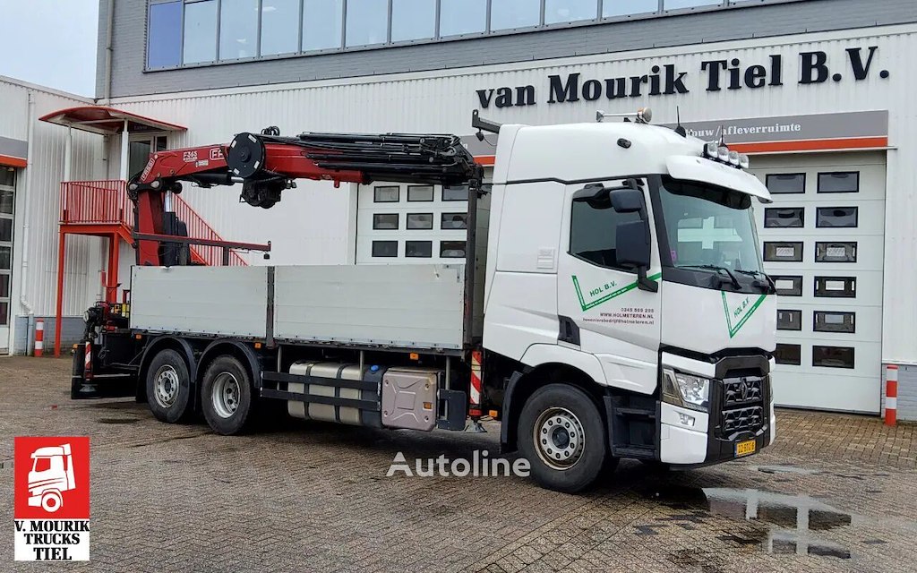 Renault C460 6x2 - FASSI KRAAN F365RA.2.28 - 22-BTG-8 - EURO 6 kamion s ravnom platformom