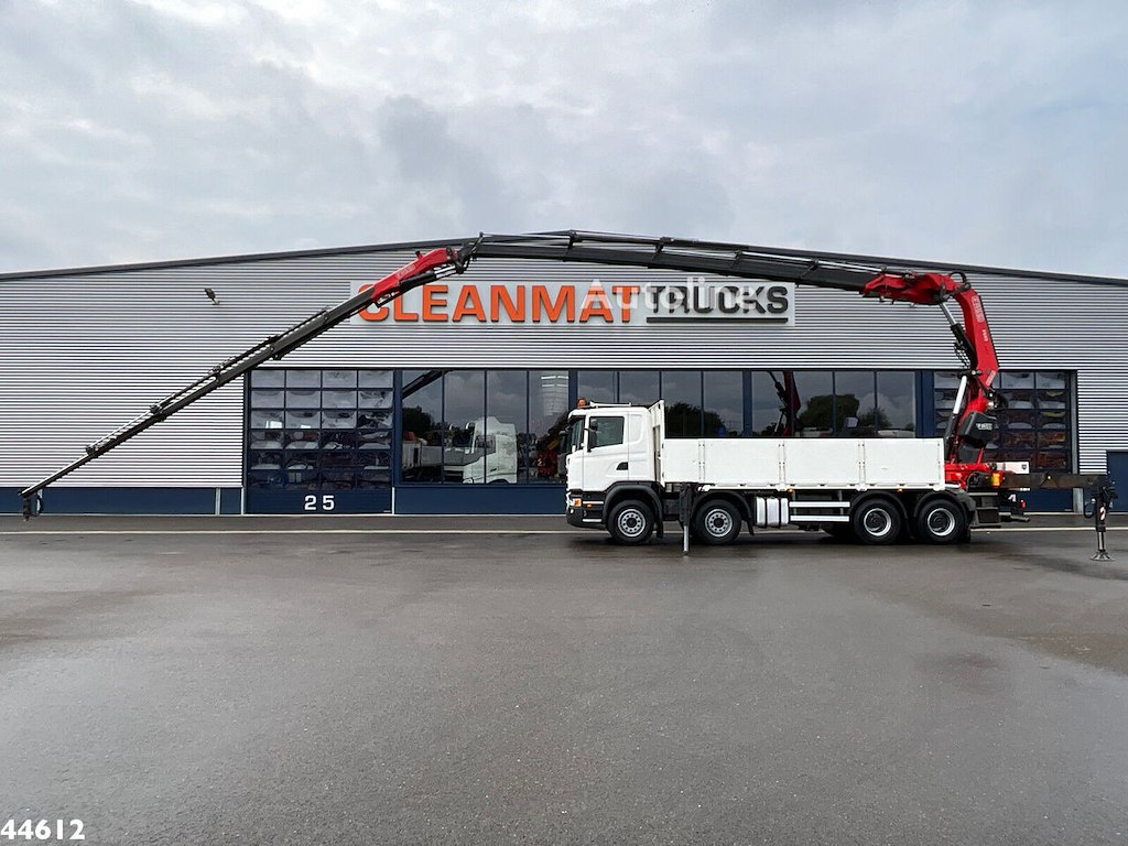 Scania G 450 8x4 Euro 6 Fassi 66 Tonmeter laadkraan + Fly-jib Just 176. kamion s ravnom platformom