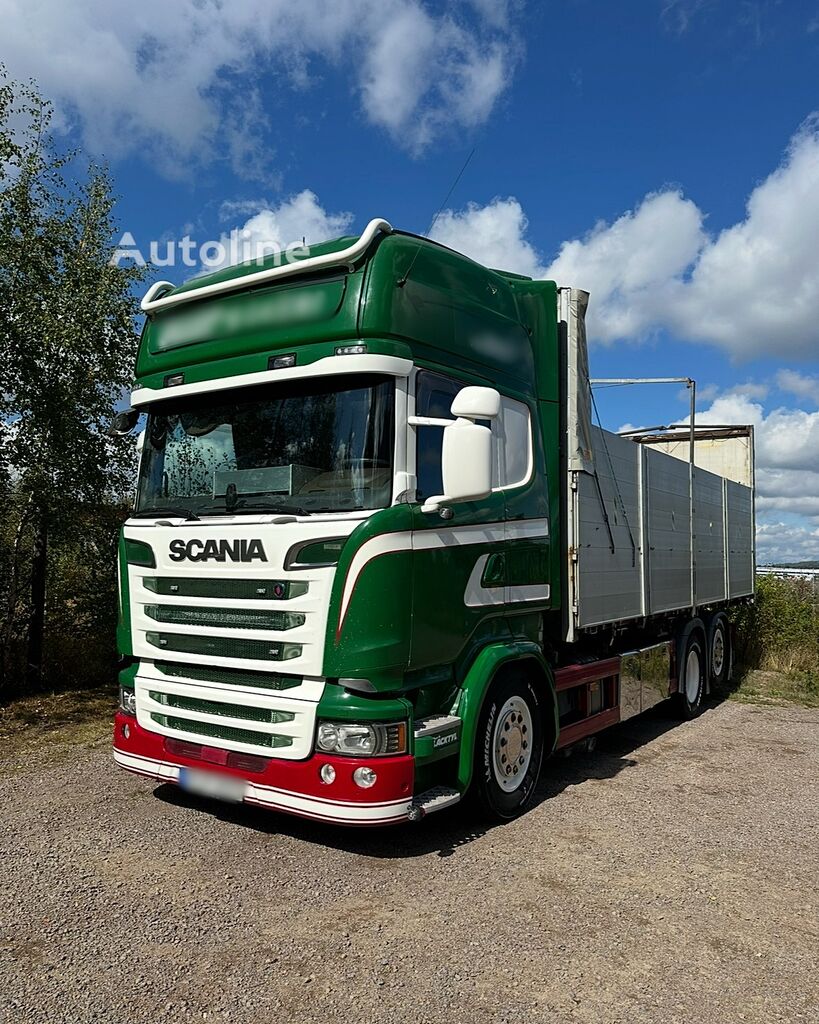 Scania SCANIA R580 *6x2 + TRAILER *Box / Tipper *Euro 6 kamion s ravnom platformom