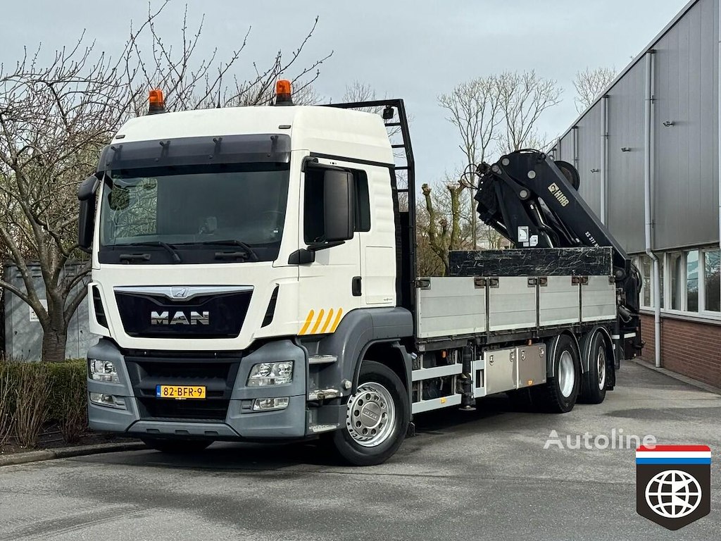 MAN TGS 26 400 XLX 6X2/4 - HIAB 377 EP 4 Hiduo - DUTCH TRUCK kamion s ravnom platformom