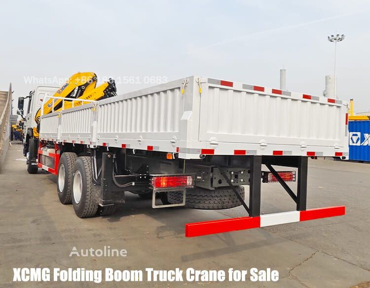 Howo XCMG Folding Boom Truck Crane for Sale kamion s ravnom platformom
