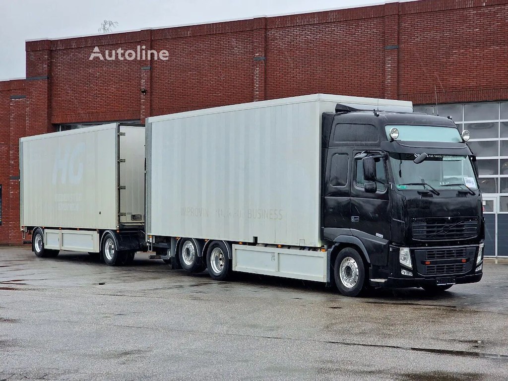 Volvo FH 13.460 Globetrotter XL 6x2 - Box with side doors - Loadlift + kamion furgon + prikolica furgon