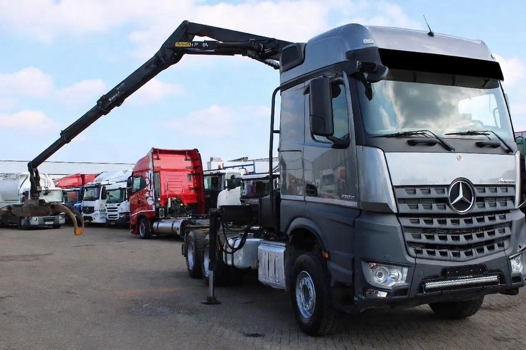 Mercedes-Benz Arocs 2858 / PALFINGER S260Z96 crane / 6X4 kamion šasija