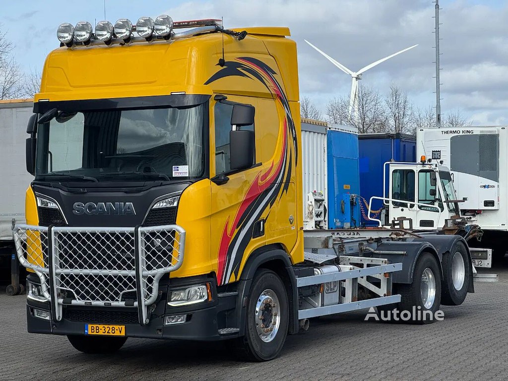 Scania R650 V8 6x2 WB 4.95mtr Retarder Full Air kamion šasija