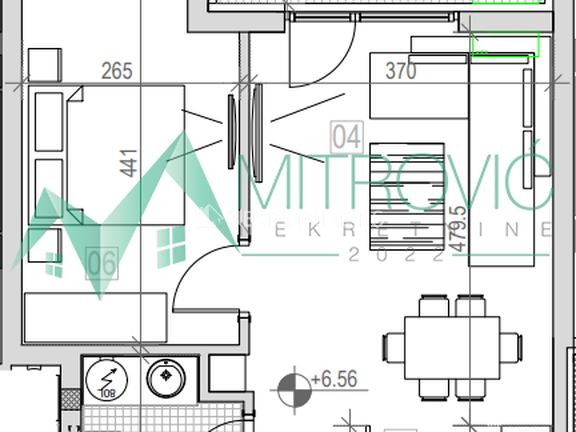 Stan,SREMSKA KAMENICA,SREMSKA KAMENICA,kv: 45.00, € 132325, ID: 1003885