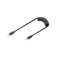 DIGITUS Spiralni kabl USB-C na USB-C