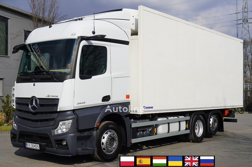 Mercedes-Benz Actros 2545 6×2 MP5 / KRONE refrigerator 18 EPAL / Carrier Supra kamion hladnjača