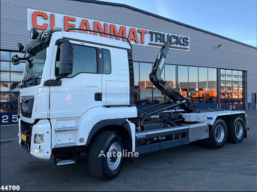 MAN TGS 26.500 6x6 Euro 6 Joab 24 Ton haakarmsysteem kamion rol kiper