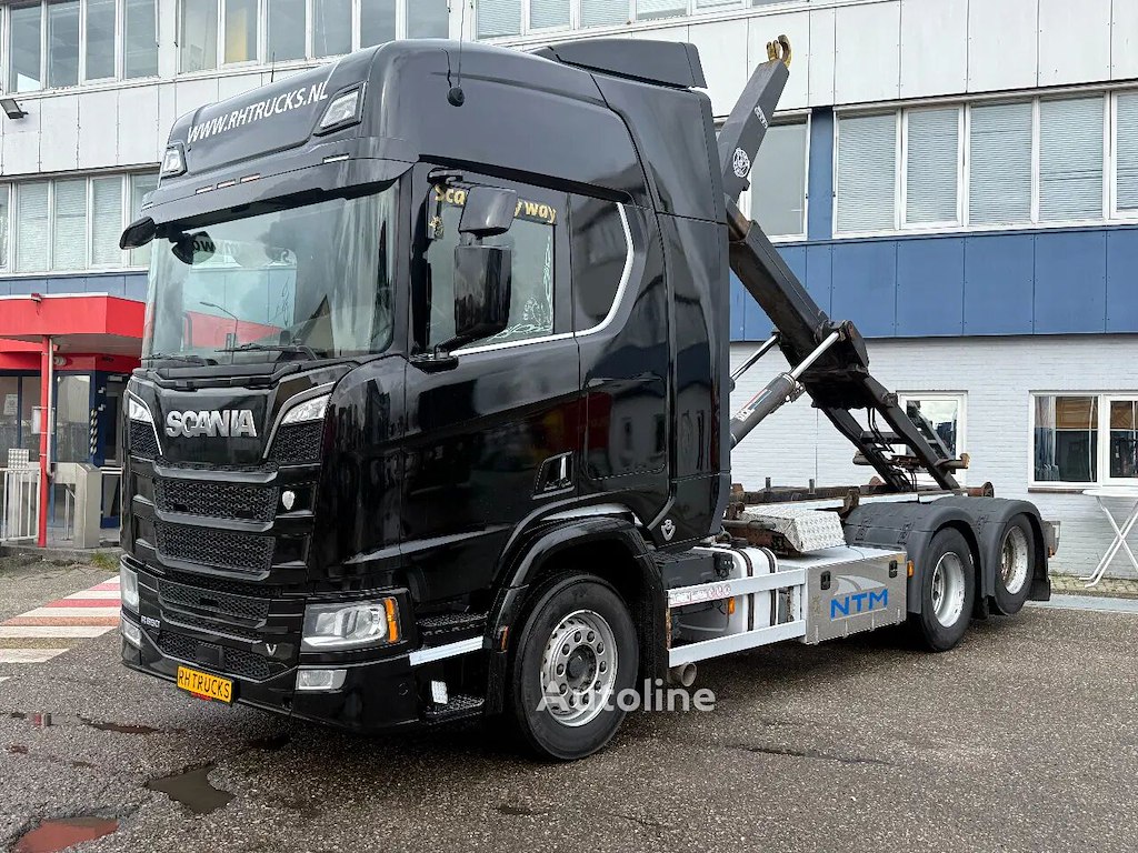 Scania R650 V8 6X2 MET VDL HAAKARM kamion rol kiper