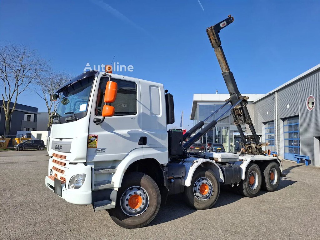 DAF CF 410 / 8X4 / DEB / FULL-STEEL / 2XBIG AXLE / HYVA 22 TON HOOKL kamion rol kiper