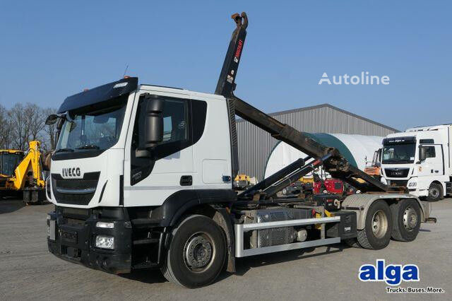 IVECO 460 X-WAY Stralis 6x2, Hiab XR21S59, Lenk-Lift kamion rol kiper
