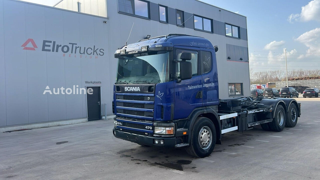 Scania 124 - 470 (BELGIAN TRUCK / 6X2 / PDE / GOOD CONDITION) kamion rol kiper