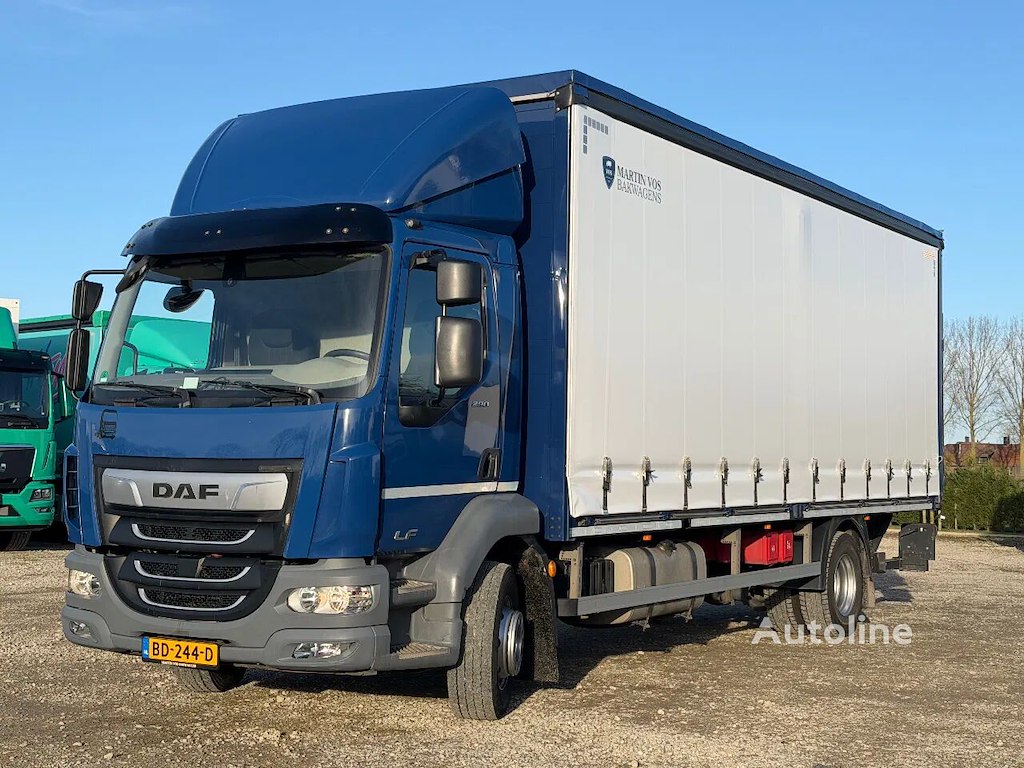 DAF LF 290 LF290.16 EURO6. 2021. EURO6. SchuifzeilBakwagen met Laadk kamion sa klizna zavesa cerada