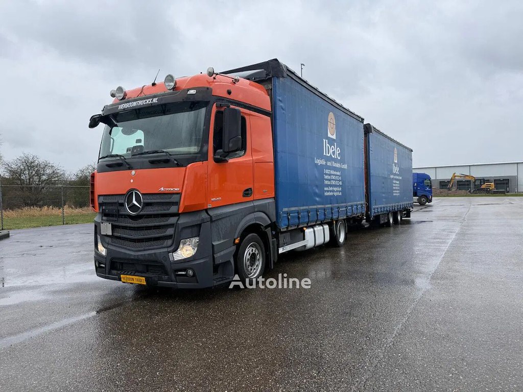 Mercedes-Benz Actros 1840 Actros 1840L Komplett mit Anhanger / Retarder / 810t kamion sa klizna zavesa cerada