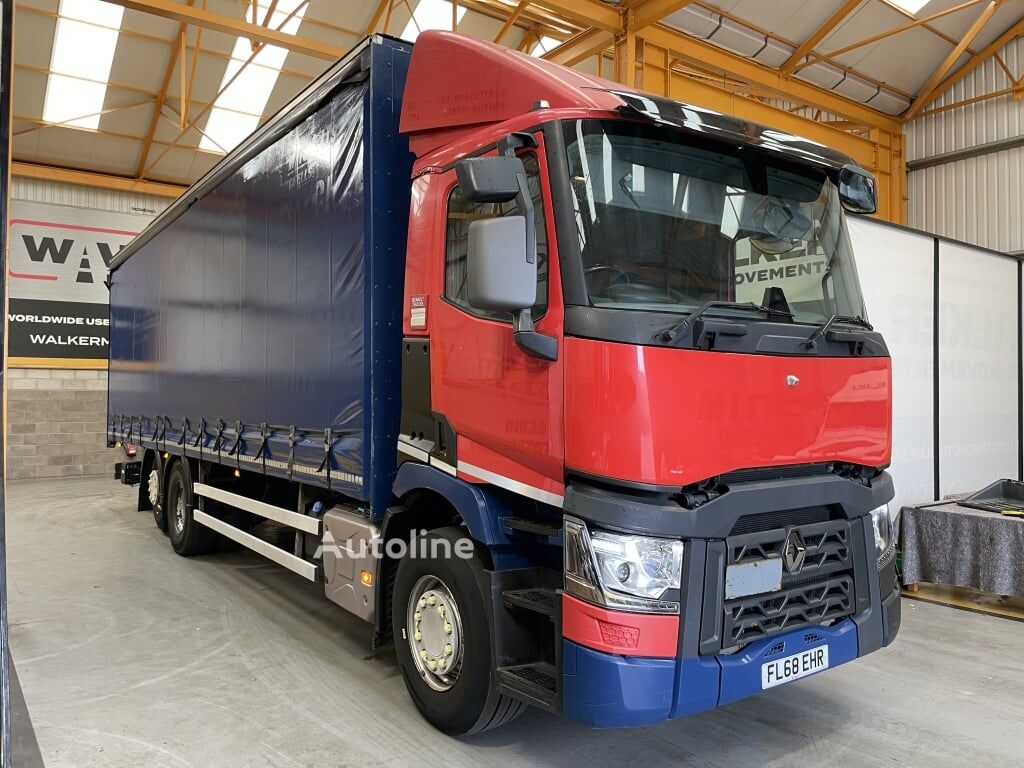 Renault T380 *EURO 6*, 26 TONNE 6X2 CURTAINSIDER – 2018 – FL68 EHR kamion sa klizna zavesa cerada