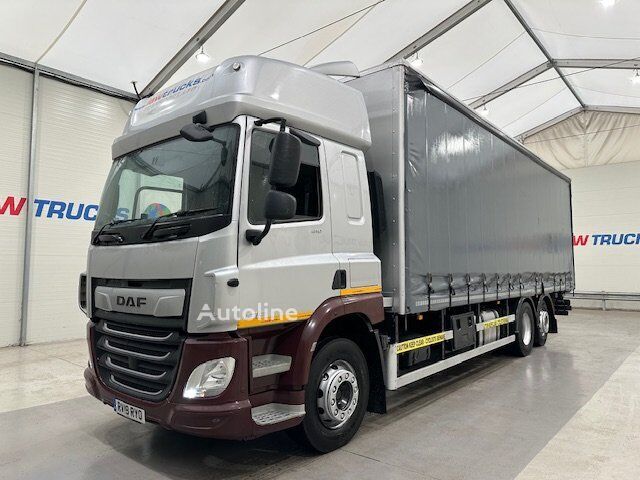 DAF CF 410 Rear Lift Sleeper Cab Curtainsider Drawbar kamion sa klizna zavesa cerada