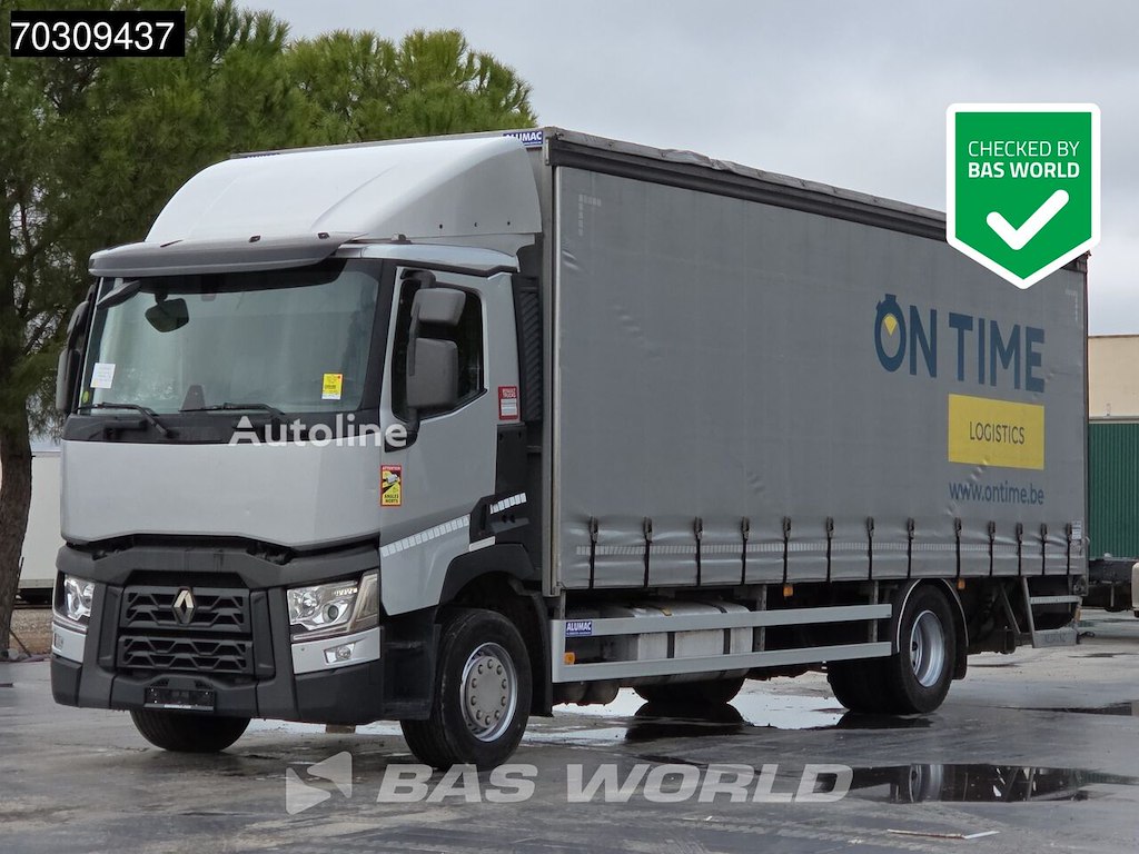 Renault T 380 T 4X2 Longitud Interior 8,45m Plataforma Elevadora Automát kamion sa klizna zavesa cerada