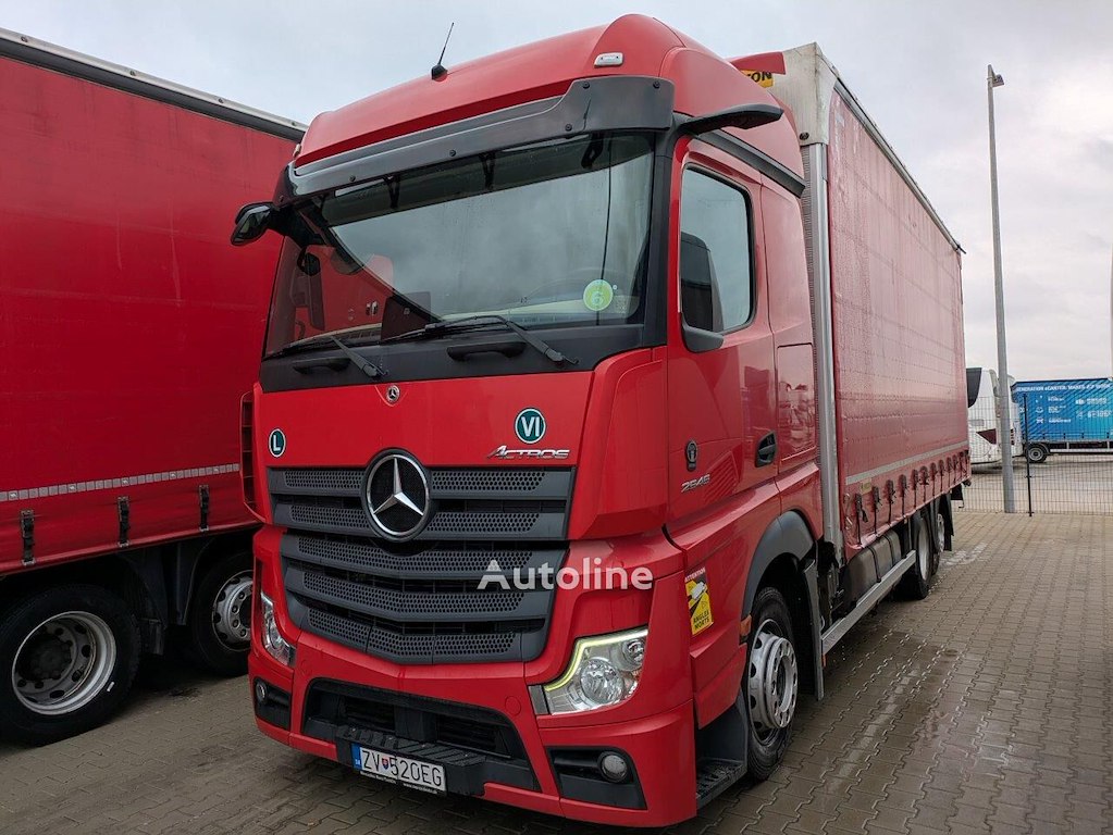 Mercedes-Benz Actros 2545 kamion sa klizna zavesa cerada