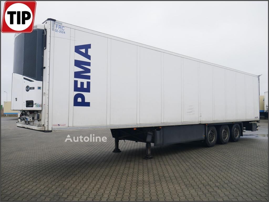 Schmitz Cargobull Trailer Reefer Flower Width & Double Stock Straight poluprikolica hladnjača