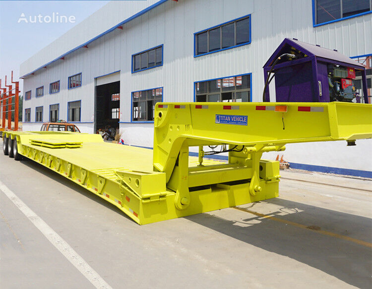 Nova Titan 130 Ton Lowboy Gooseneck Trailer for Sale Near Me poluprikolica sa niskom platformom