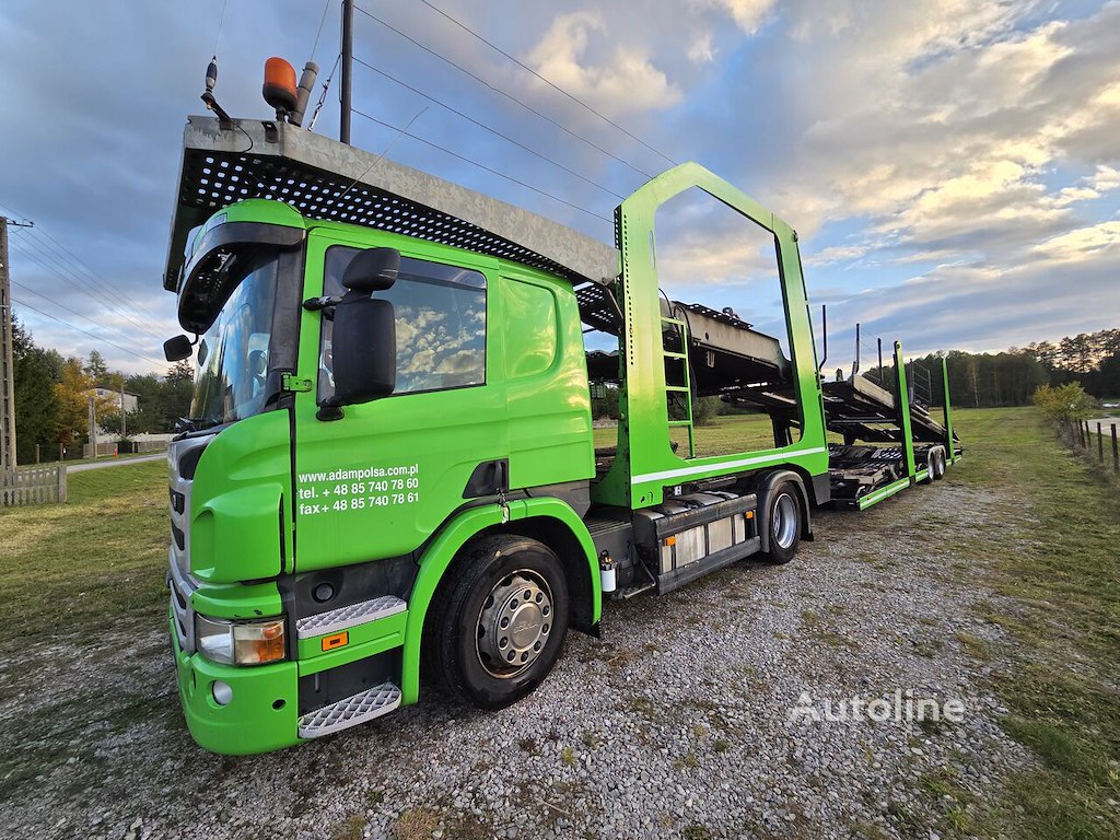 Scania P440 autotransporter + prikolica autotransportera