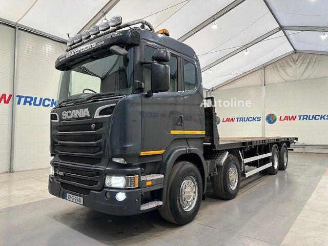 Scania R400 8x2 Rear Lift Sleeper Cab Flatbed kamion platforma