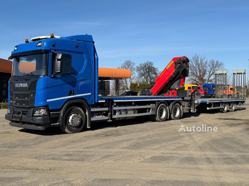 Scania R500 XT 6x4 PLATFORMA Z HDS PK53002 kamion platforma
