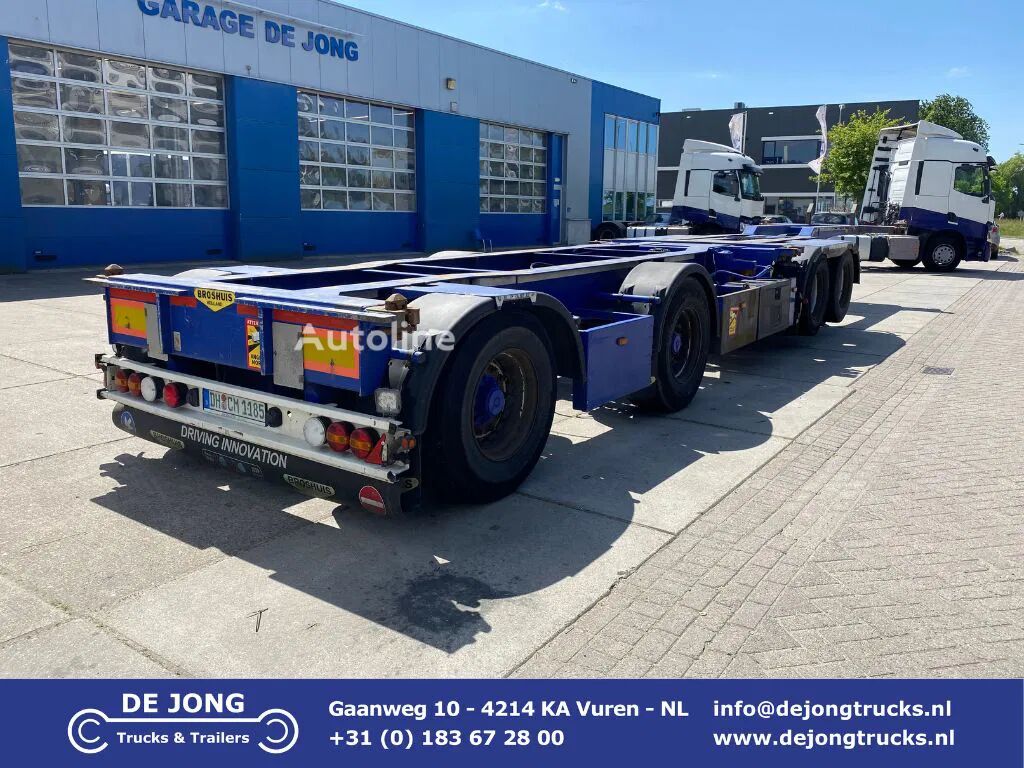 Broshuis 2Connect 2AKCC / 4 Axles / 3x Steering Axle / 2x Lift Axle poluprikolica za prevoz kontejnera