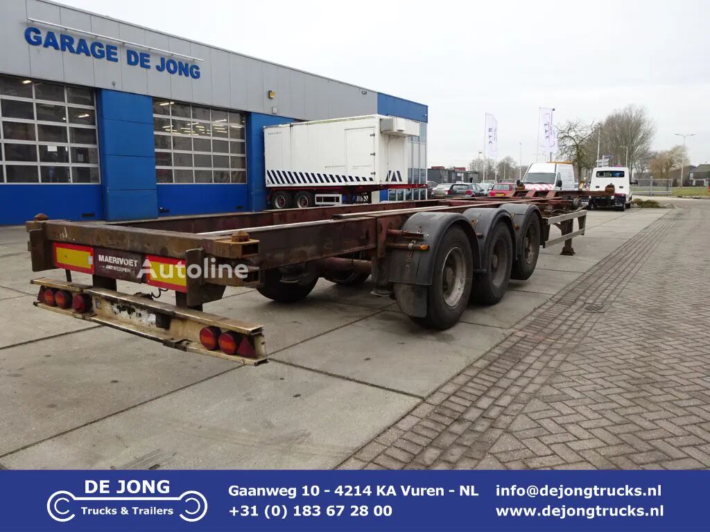 Renders ROC 12.27 Container Chassis / SAF + DRUM / Lift Axle poluprikolica za prevoz kontejnera
