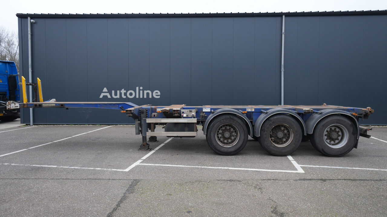 D-Tec FT-43-03-V Flexitrailer multi container chassis extendable poluprikolica za prevoz kontejnera