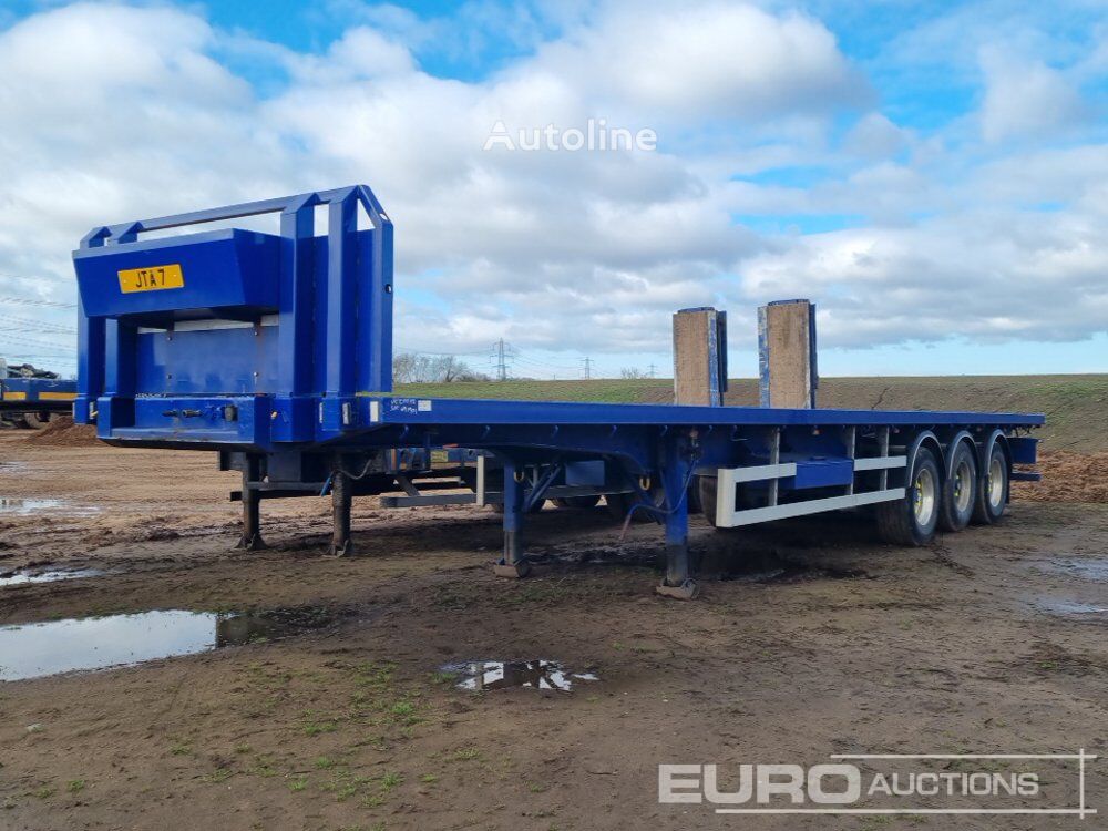 Prodaje se Fruehauf 2005 Fruehauf Tri Axle Flatbed Trailer, Twist Locks poluprikolicu platformu na aukciji