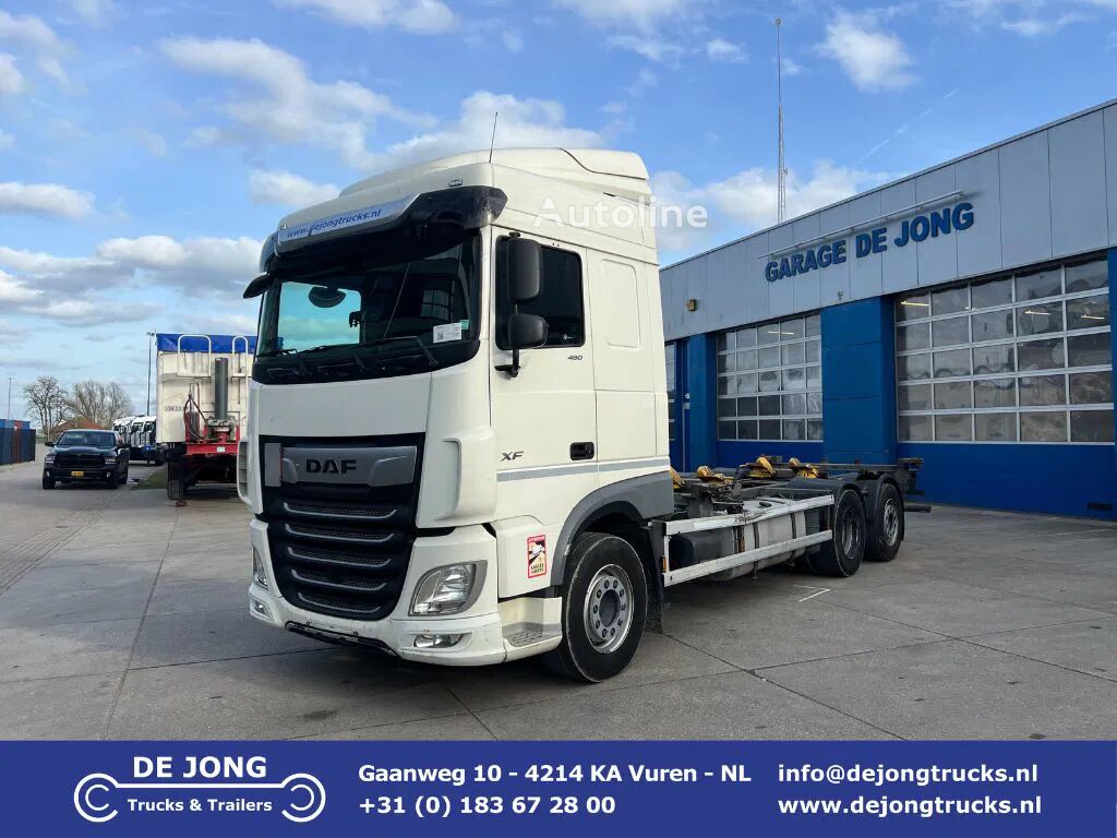 DAF XF 106.480 BDF / 2x Tank / Full Air vozilo za prevoz kontejnera
