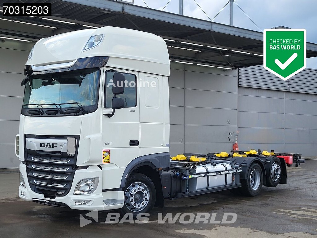 DAF XF 480 6X2 BDF Lift-Lenkasche SSC Automatic Retarder Euro 6 vozilo za prevoz kontejnera