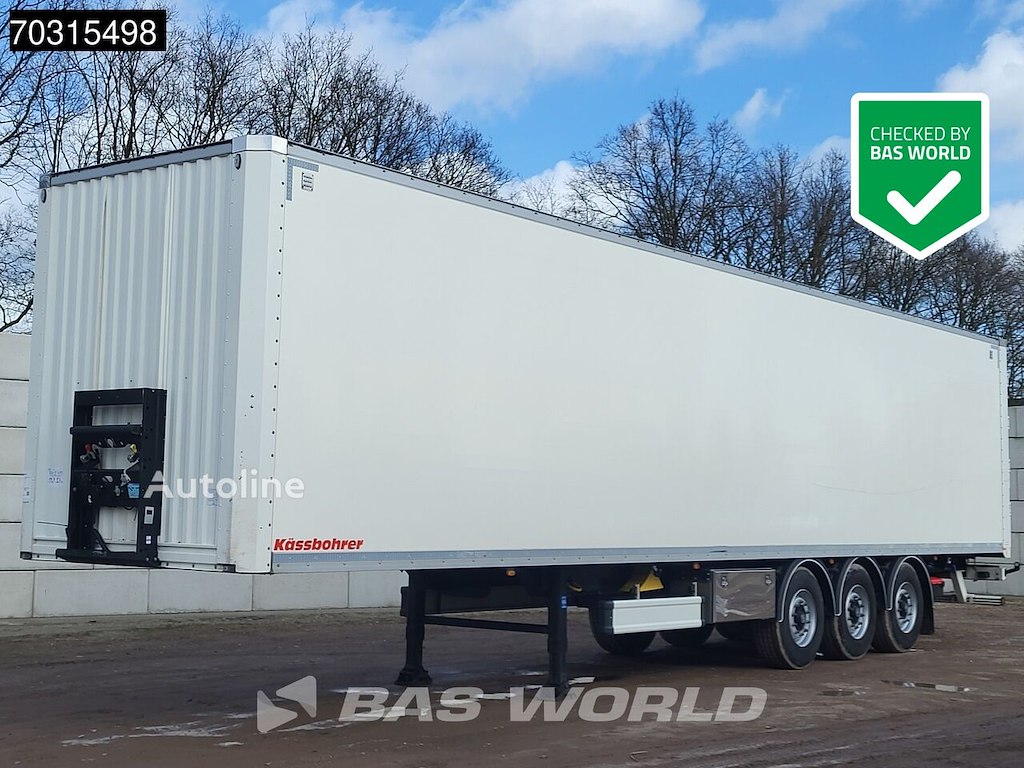 Kässbohrer XS 3 axles Liftachse BPW furgon poluprikolica