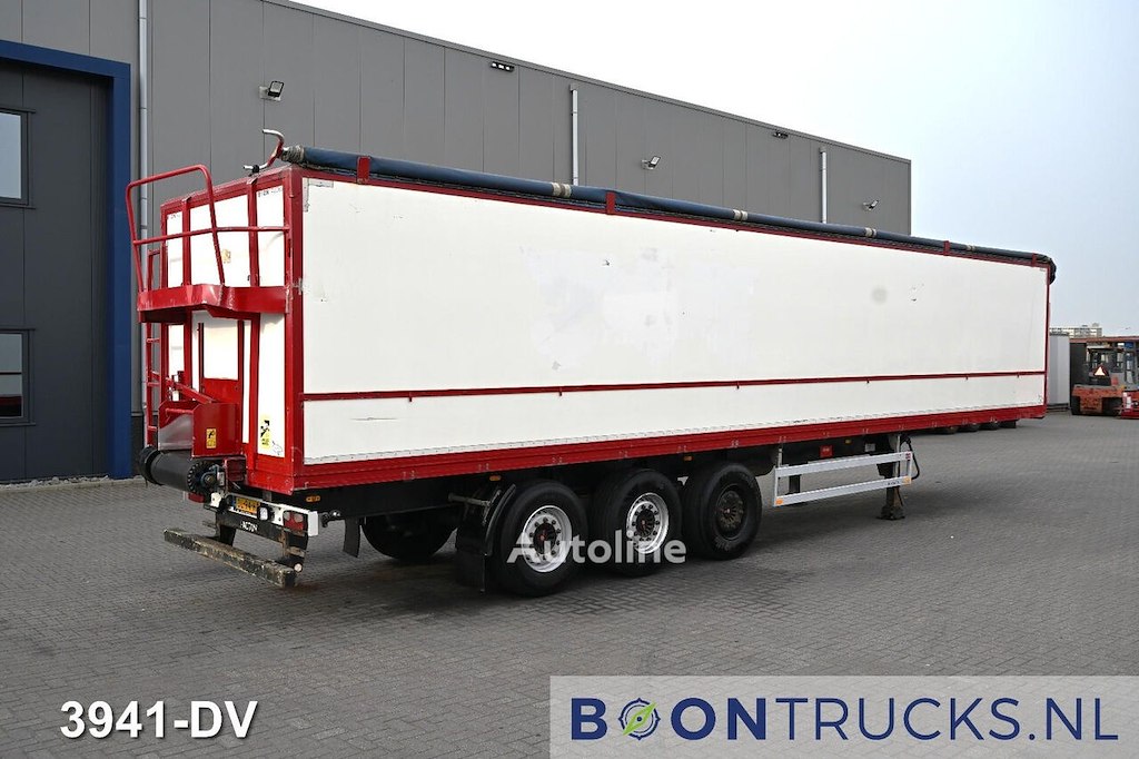 Van der Peet PACTON TXL.3 BANDLOSSSER | 58m3 * HANGENDE TUNNEL * NL TRAILER * furgon poluprikolica