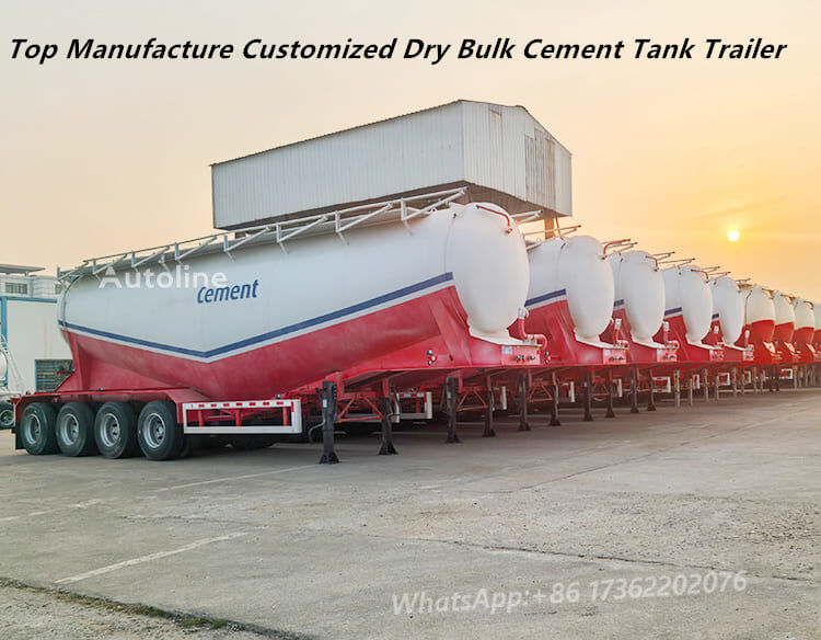 Nova Titan Customized Dry Bulk Cement Tank Trailer cisterna za prevoz cementa
