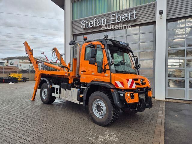 Mercedes-Benz Unimog U530 4x4 Jotha VarioPilot Zapfwelle Hydro kamion sa kukom za podizanje tereta