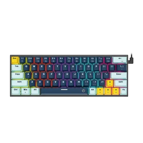 FANTECH Mehanička tastatura Gaming MK874 RGB Atom 63 Navy (Crveni switch)