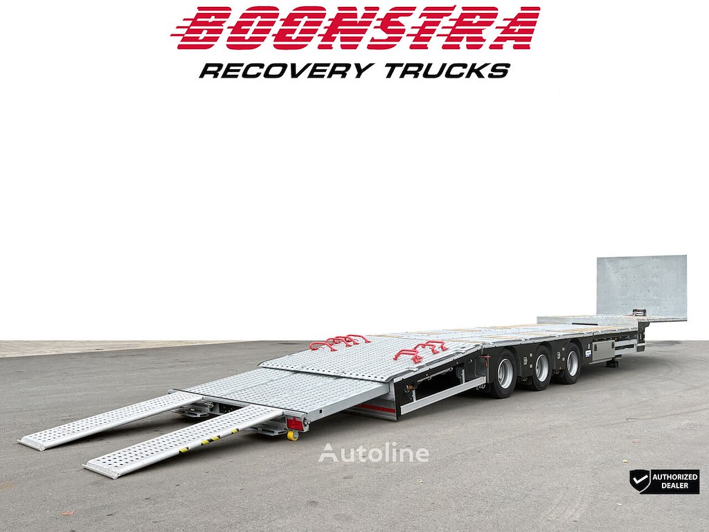 Nova Aksoylu AKT3D 3 asser Semi-Trailer Winde Machinetransporter Twistlock poluprikolica autotransportera