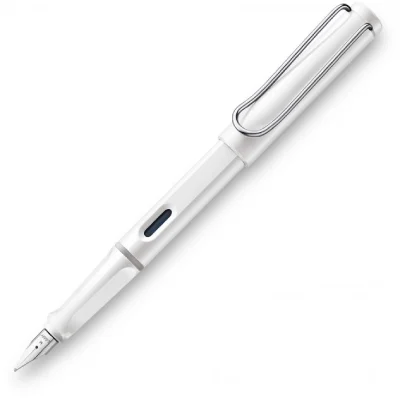 Nalivpero - Fountain pen Safari 019, white F