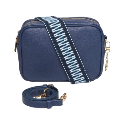 Torba - Soho, Navy, Double Zipped Cross body