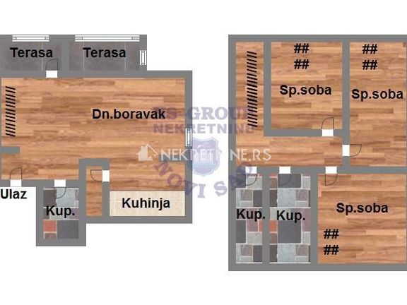 Odlican nov cetvorosoban stan u centru grada 95m2