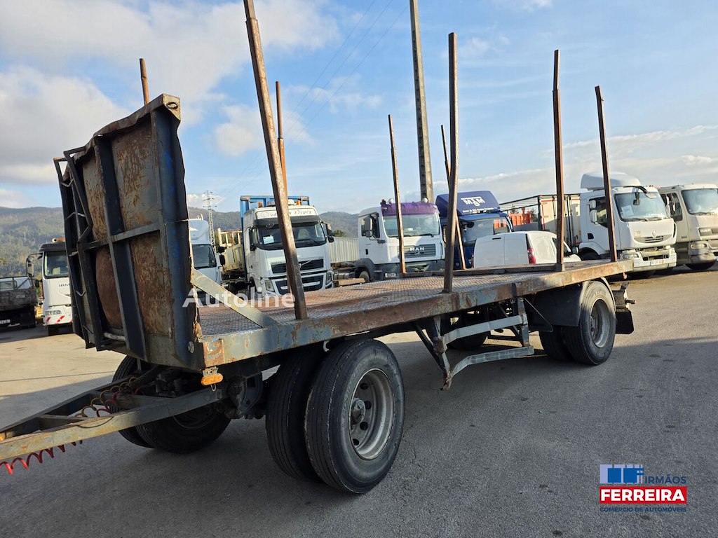 Eco-Trailer joluso transporte de madeira šumarska prikolica