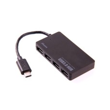 Xwave USB HUB C241 13cm,Tip-C na USB,4-port na USB3+3xUSB2.0