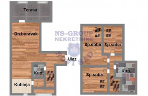 Cetvorosoban stan u izgradnji 117m2