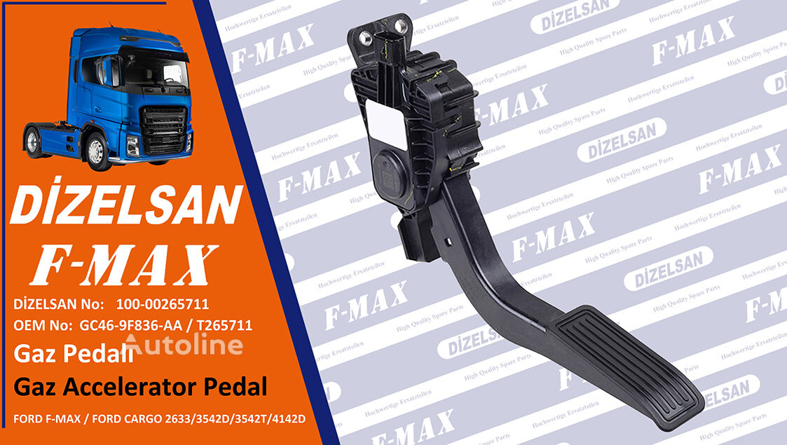 Ford F-MAX 4142 GC469F836AA papučica gasa za Ford F-MAX / FORD CARGO 1833/1842/1848/2533/2633/3542D/3542T/4142D kamiona