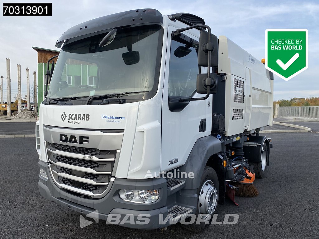 Novo DAF XB 230 4X2 NEW! Scarab 6.35m3 Sweeper 3 Brushes Automatic Euro 6 vozilo za čišćenje ulica